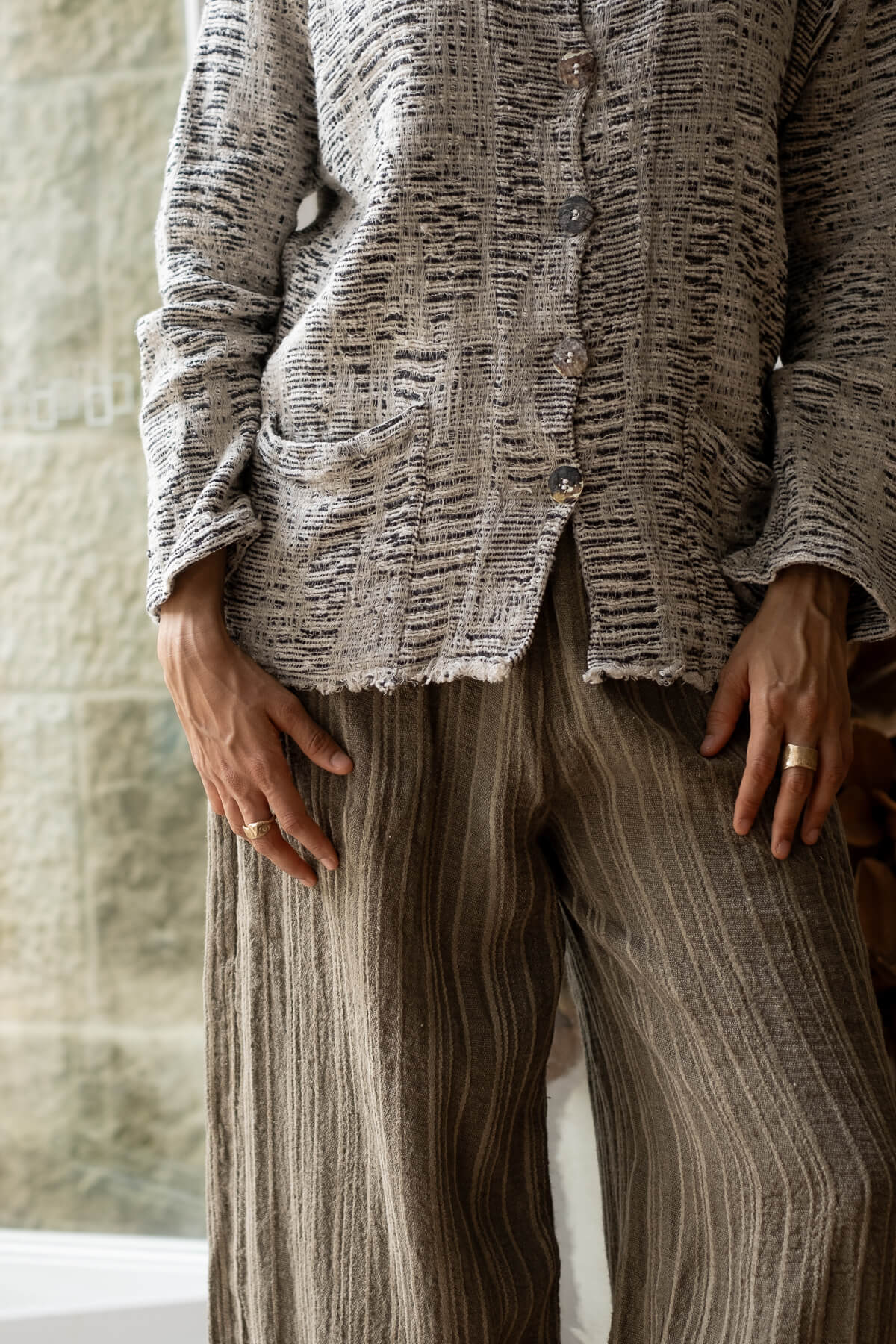 PANTALONE RAGU - Riga Mojito - La Bottega di Brunella – La Casa by Importante